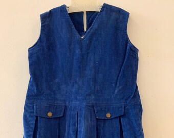 1960's Vintage Girls Wool Green Blue Mod Aline Shift Dress Crew ...