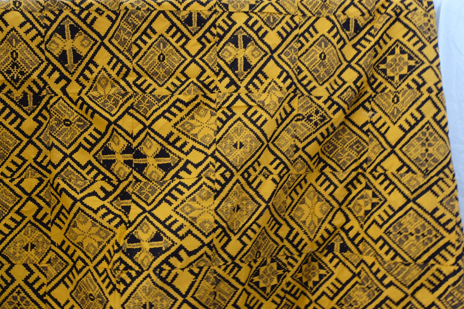 1950's Vintage Orange Black Aztec Cotton Fabric 1 Yard - Etsy