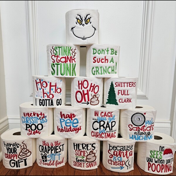 Bathroom Grinch Toilet Paper - Etsy