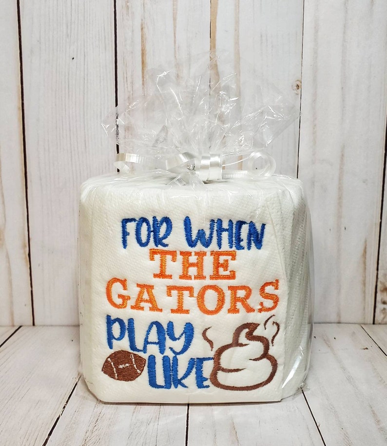 Florida Football Florida Gators Gag Gift Toilet Paper - Etsy
