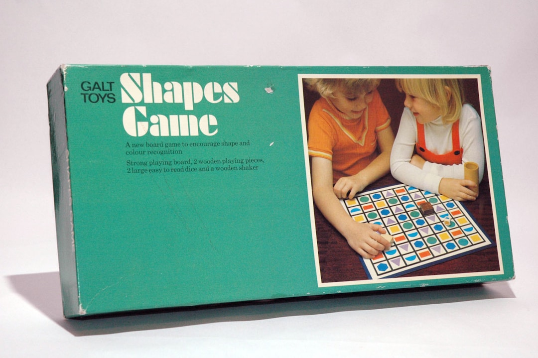 Shapes Game - Galt Toys 1974 COMPLETE - Etsy UK