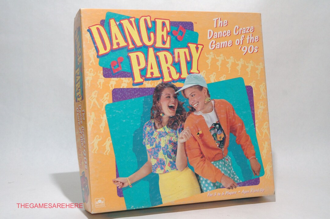 Dance Party Game Golden 1991 COMPLETE read Description - Etsy