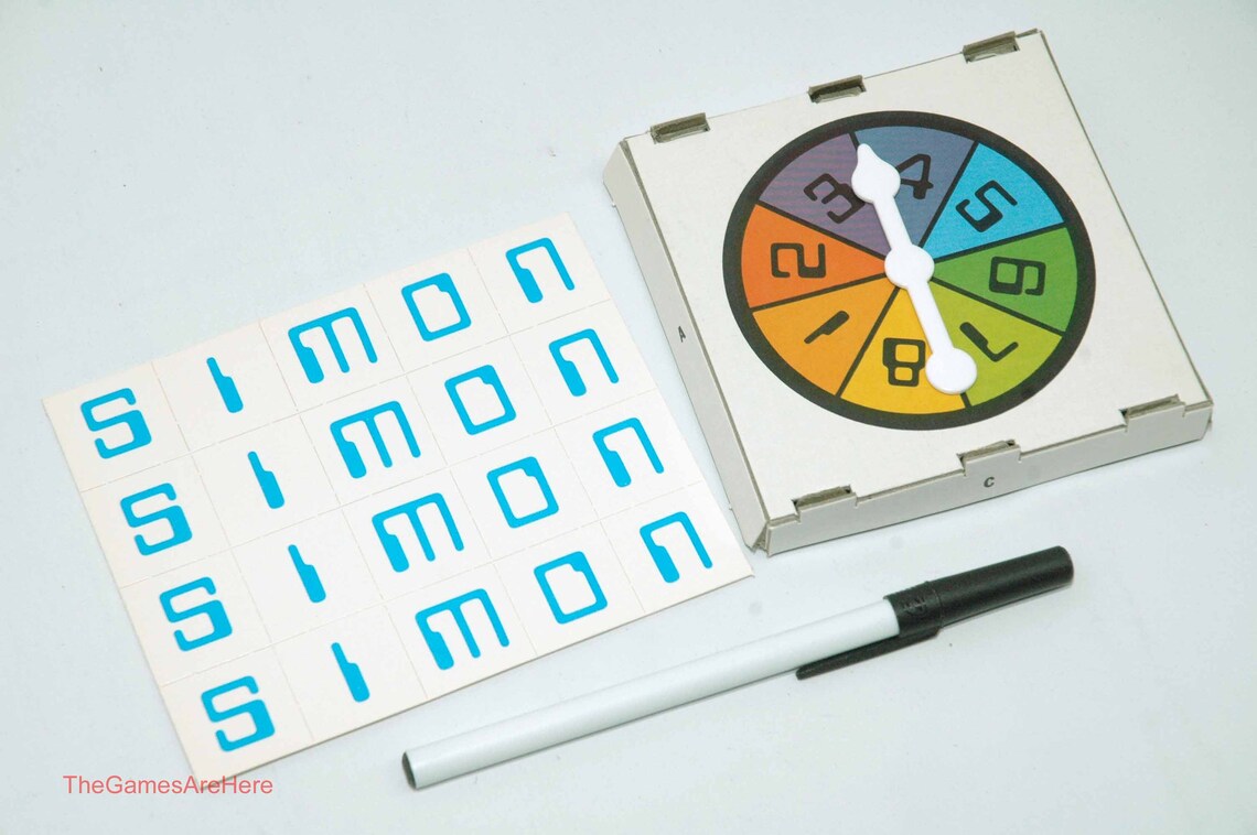 Simon Says Board Game Card Game Warren Vintage COMPLETE | Etsy