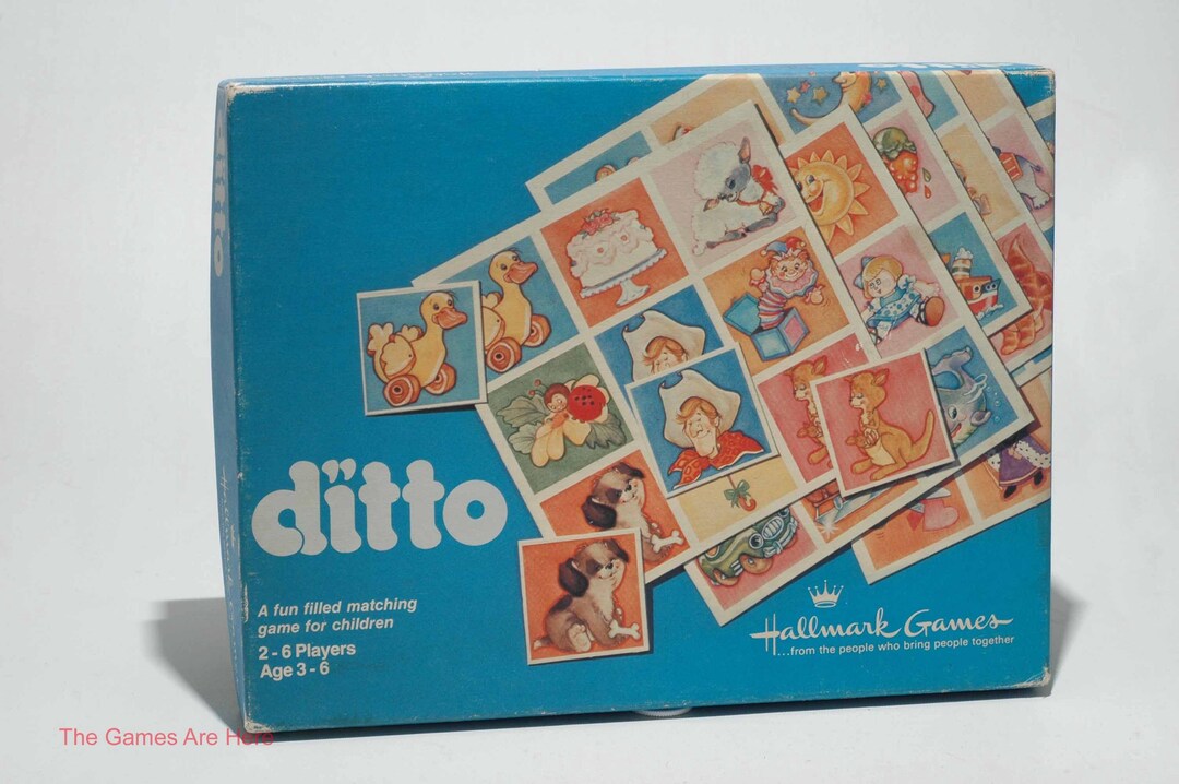 Ditto Matching Game - Hallmark Games 1976 - Etsy