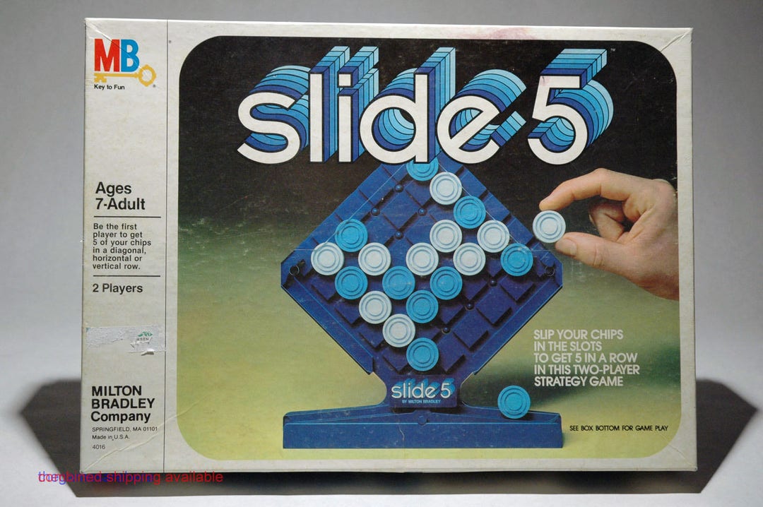 Slide 5 Game Milton Bradley 1980 COMPLETE read Description - Etsy