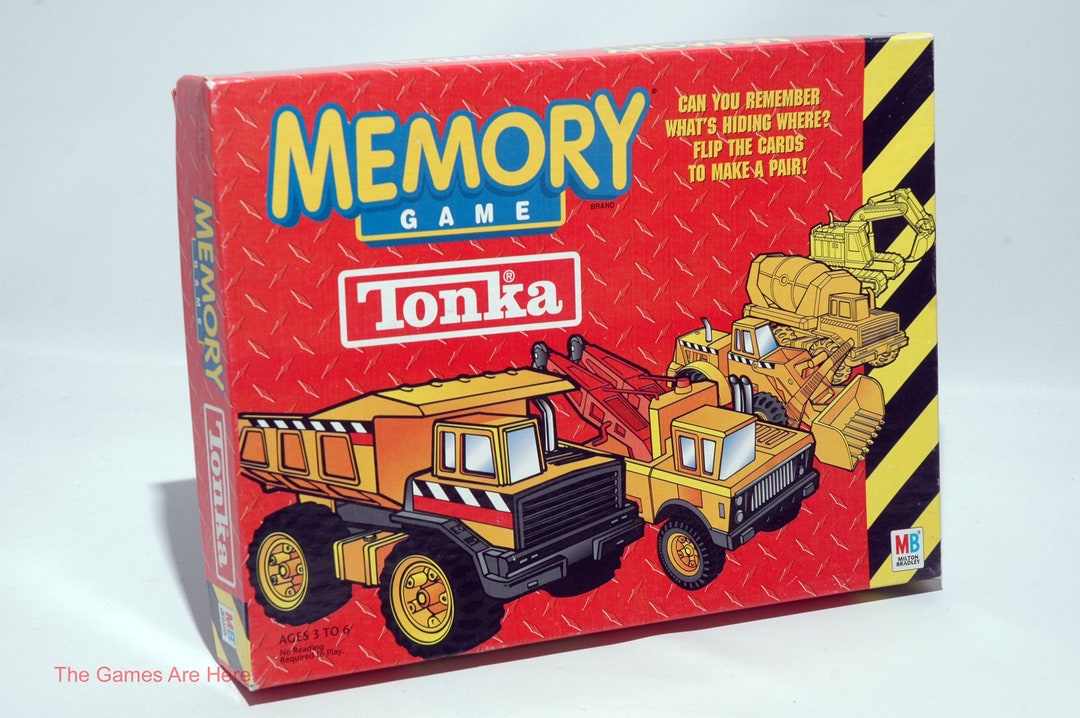 Tonka Memory Game - Milton Bradley 2002 COMPLETE (read Description) - Etsy