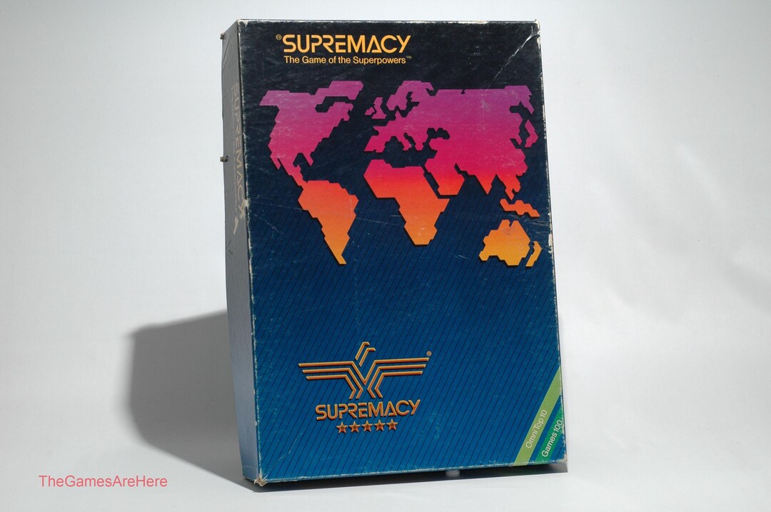 Supremacy Game of the Superpowers - Supremacy Games Inc. 1986 - Etsy