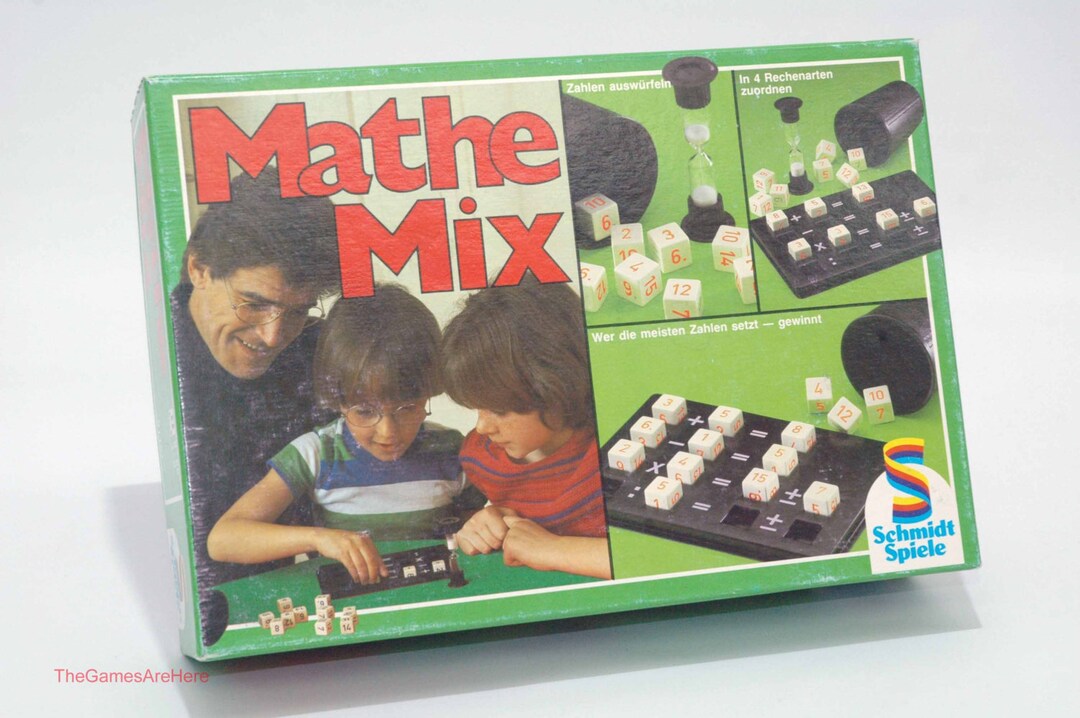 Mathe Mix Game - Schmidt Spiele 1985 COMPLETE - Etsy