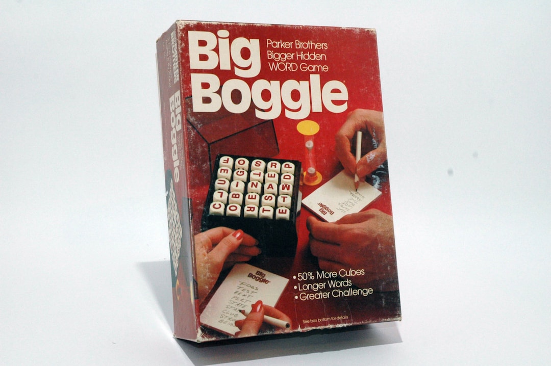 Big Boggle the 3 Minute Word Game - Parker Brothers 1979 W Replacement Timer (read Description ...