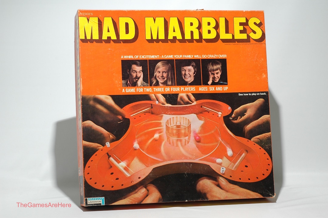 Mad Marbles Game - Lakeside 1970 COMPLETE - Etsy