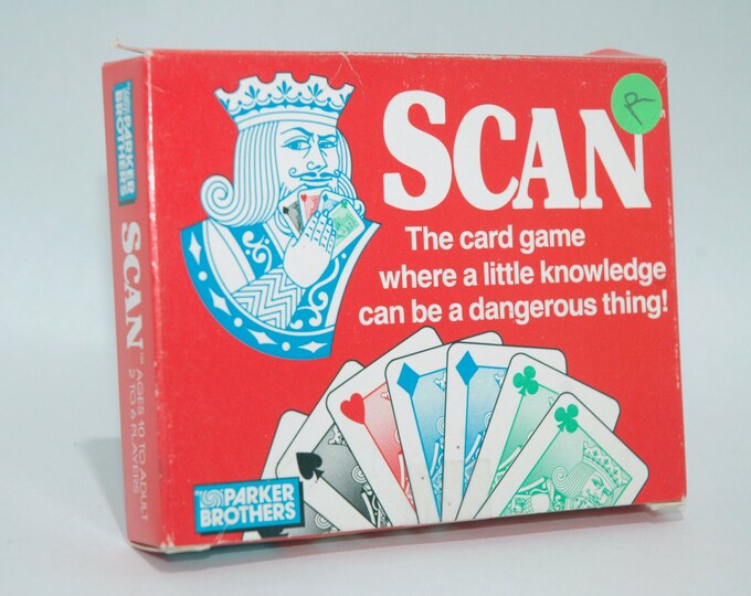 Scan Card Game Parker Brothers 1988 COMPLETE (read Description) - Etsy