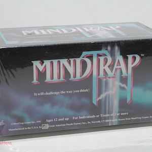 Mindtrap Game - Great American Puzzle Factory 1991 Brand New - Etsy