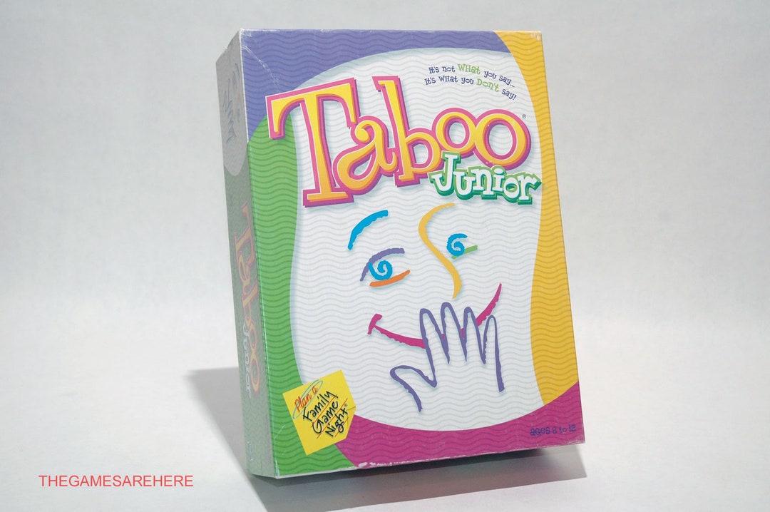 Taboo Junior Game - Hasbro 2001 (read Description) - Etsy
