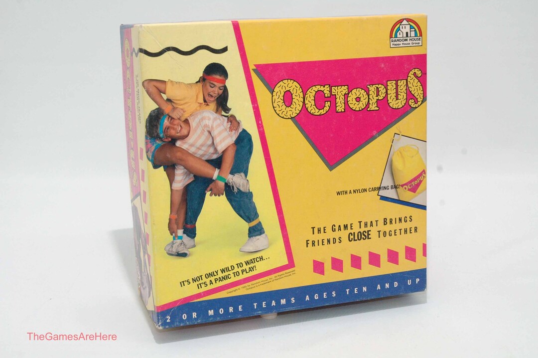 Octopus Game - Random House 1989 COMPLETE W Damaged Bag (read ...