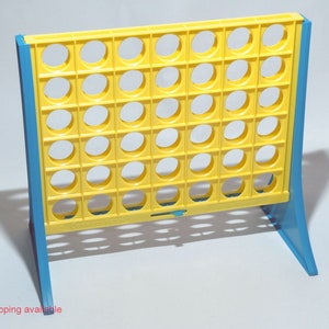 Connect Four Vertical Checkers Game Milton Bradley 1986 read ...
