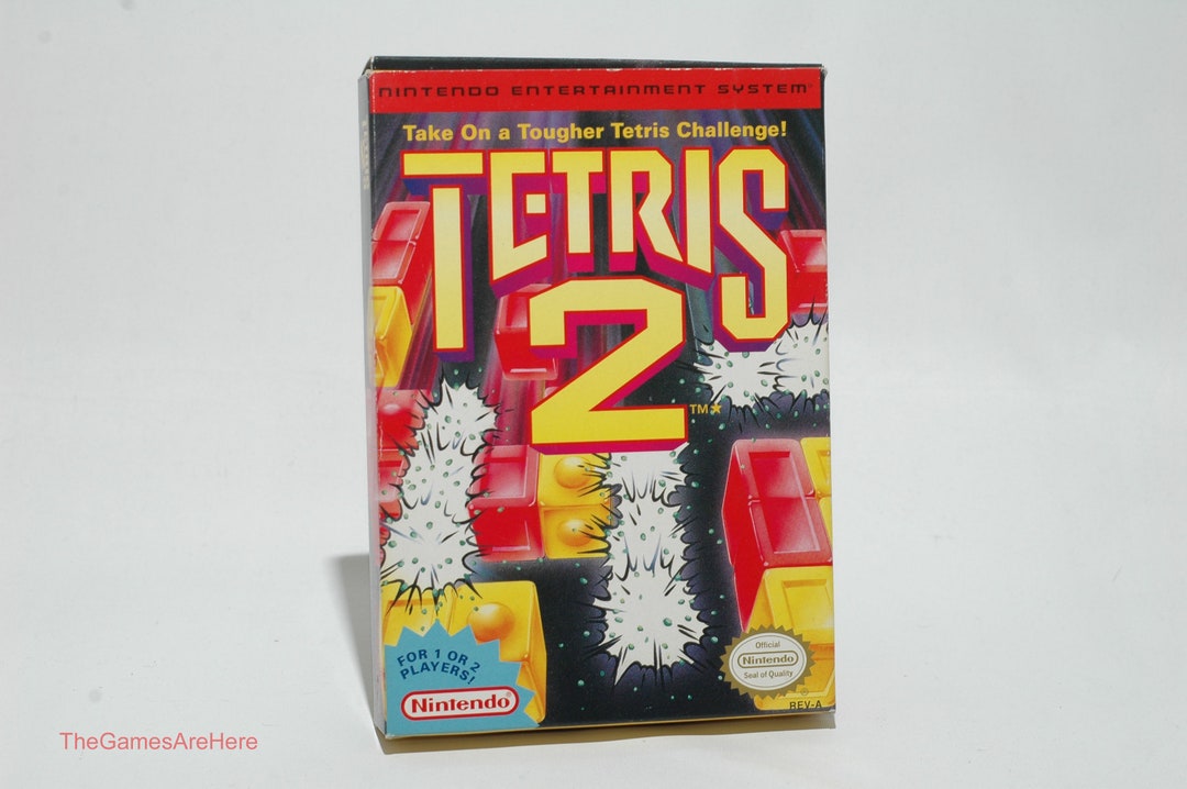 Tetris 2 - Nintendo Entertainment System 1993 Tested Good - Etsy