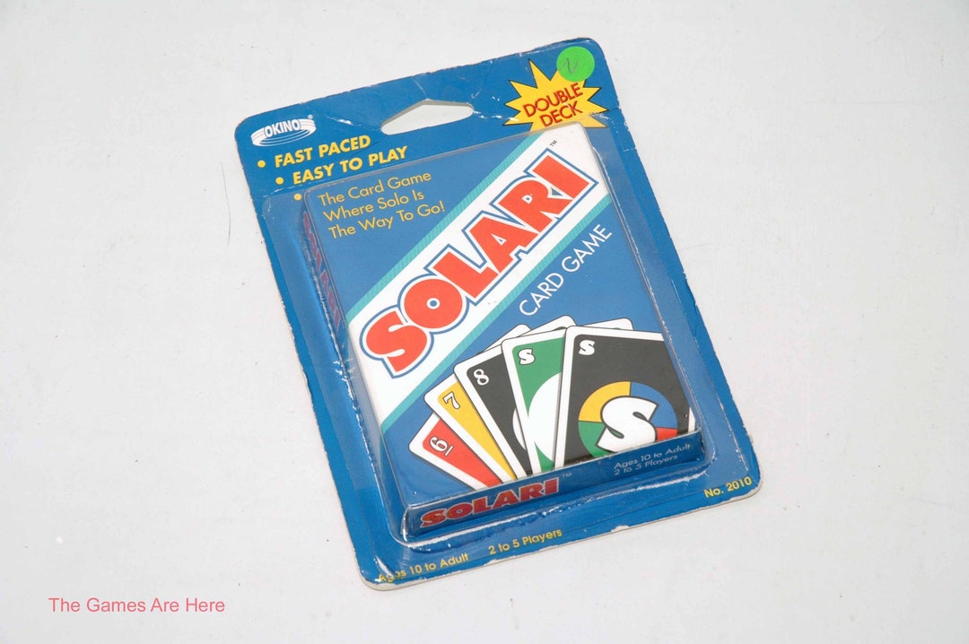 Solari Card Game - Okino 1997 With Sealed Cards - Etsy