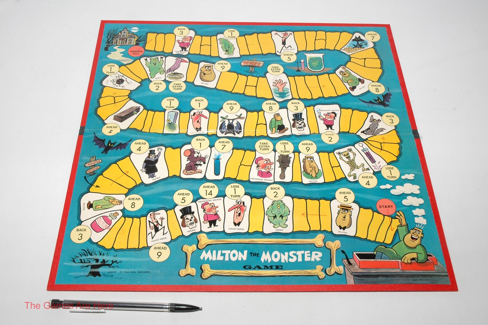 Milton the Monster Game from Milton Bradley 1966 | Etsy