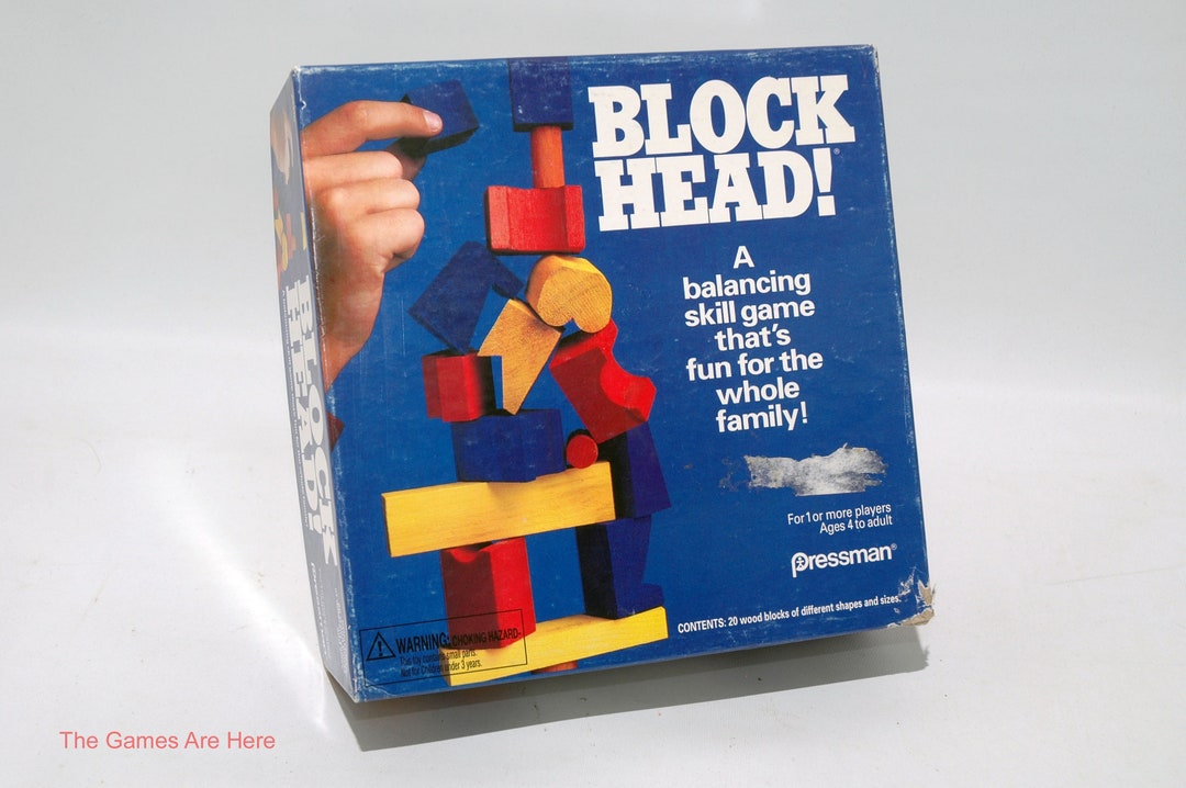Blockhead! Game - Parker Brothers 1992 (read Description) - Etsy