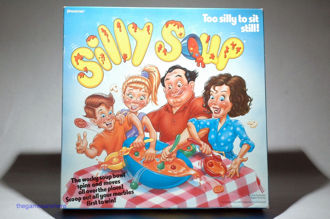 Silly Soup Game - Pressman 1991 COMPLETE (read Description) - Etsy