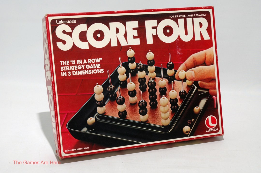 Score Four Game - Lakeside 1978 W One Replacement Rod (read Description ...