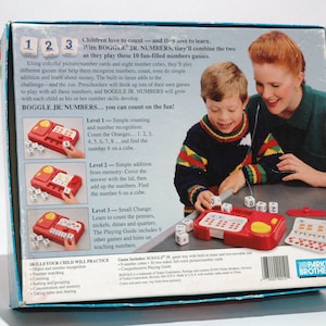 Boggle Jr. Numbers Preschool Learning Game Parker Brothers - Etsy