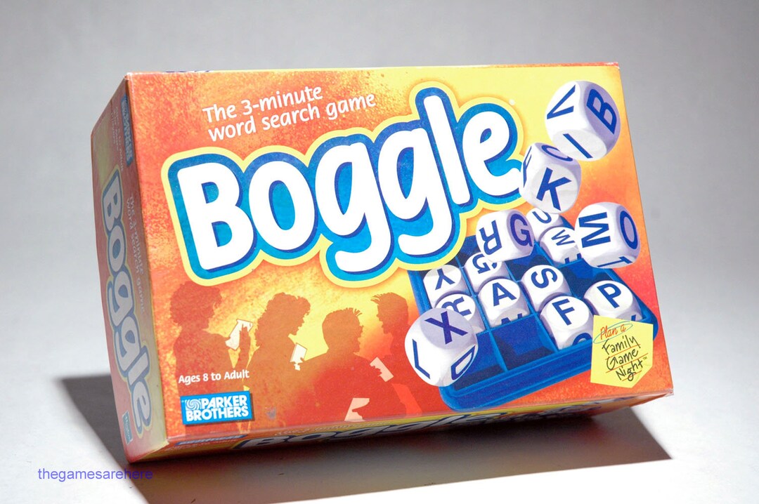 Boggle the 3 Minute Word Game - Parker Brothers 1999 COMPLETE (read ...