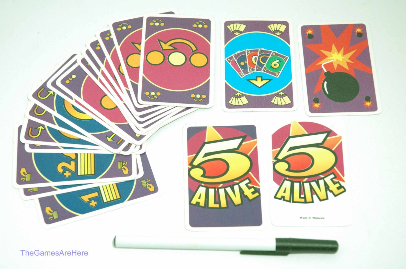 5 Alive Card Game Mattel 1994 COMPLETE read Description - Etsy