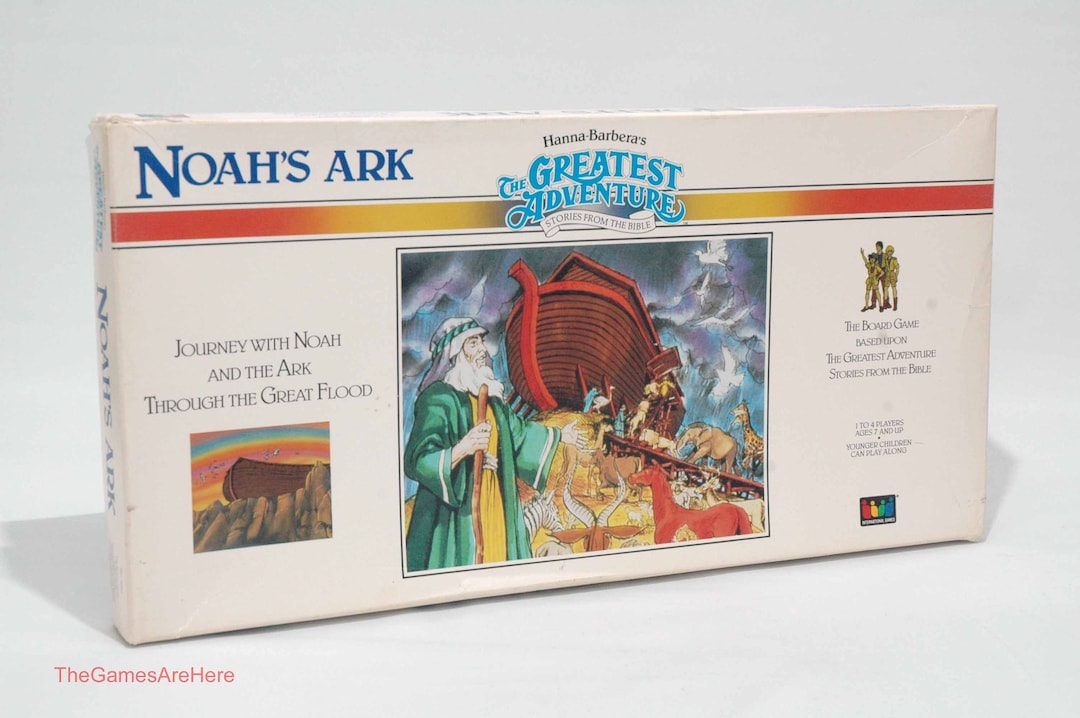 Noah's Ark Hanna Barbera's Greatest Adventure Bible Board Game 1988 ...