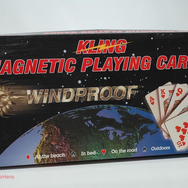 Magnetic Playing Cards - Etsy