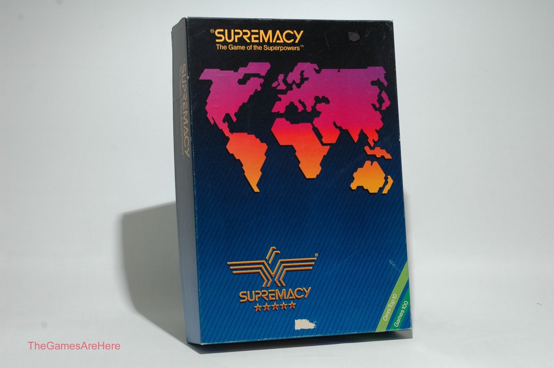 Supremacy Game of the Superpowers Supremacy Games Inc. 1986 - Etsy