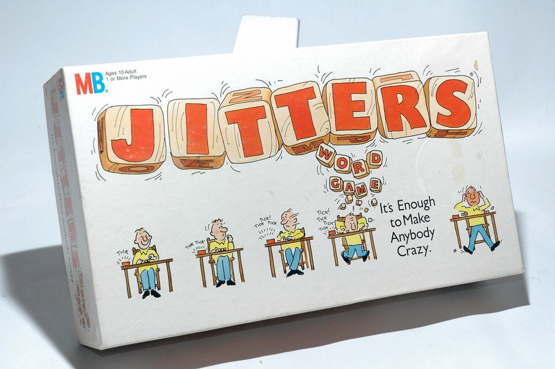 Jitters Word Game Milton Bradley 1986 COMPLETE read Description - Etsy