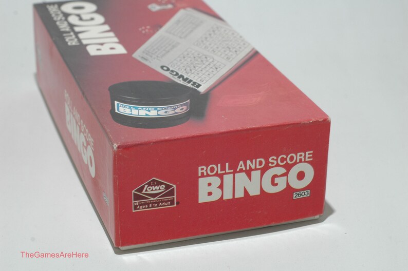 Roll and Score Bingo - Lowe 1975 COMPLETE - Etsy