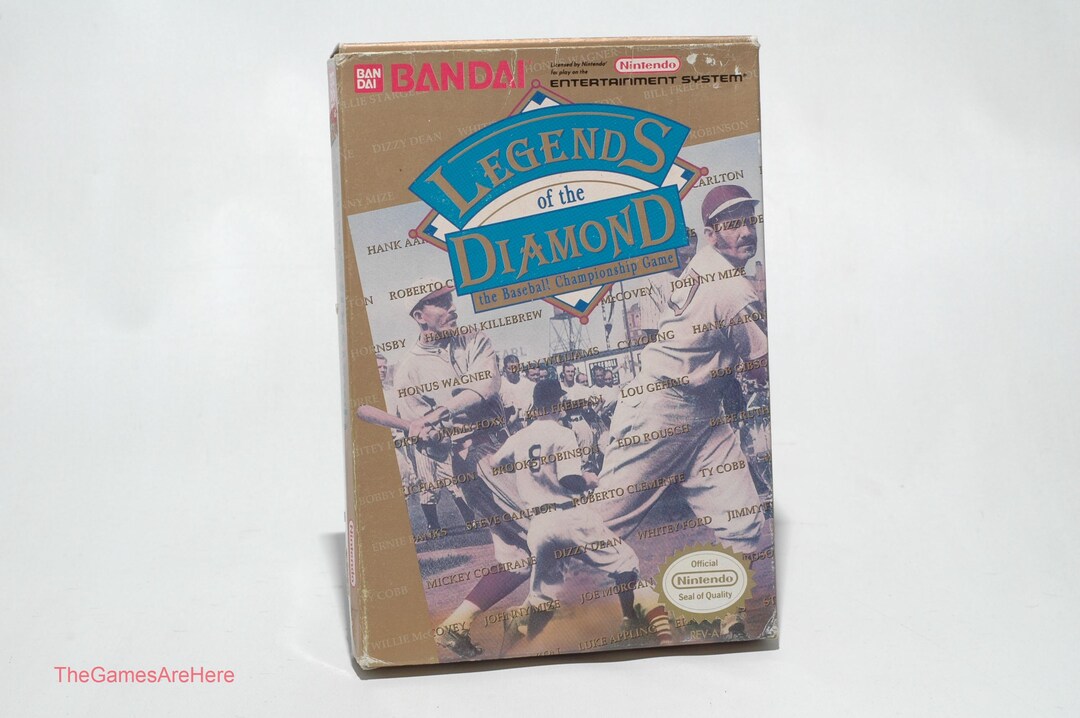 Legends of the Diamond Baseball Game - Nintendo Entertainment System ...