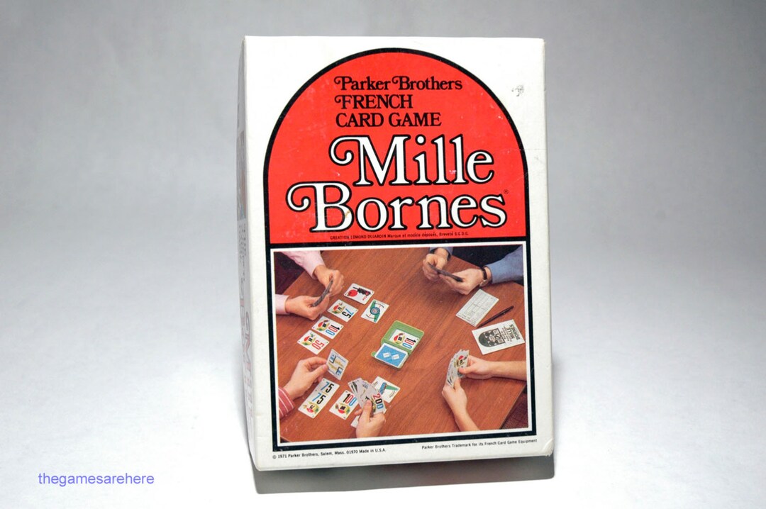 Mille Bornes French Card Game Parker Brothers 1971 read Description - Etsy