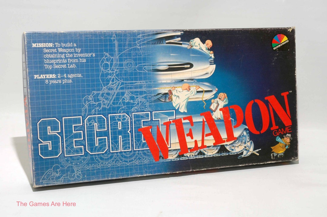 Secret Weapon Board Game - Selchow and Righter 1984 COMPLETE - Etsy