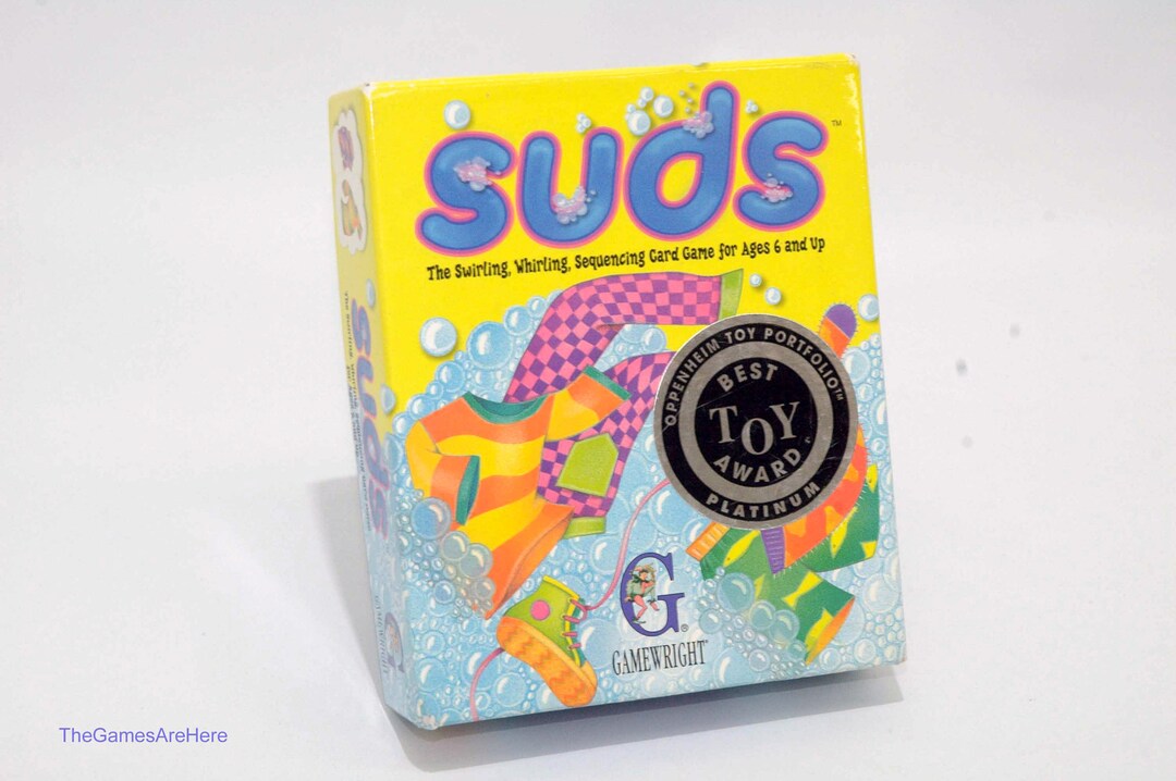 Suds Card Game - Gamewright 1997 (read Description) - Etsy
