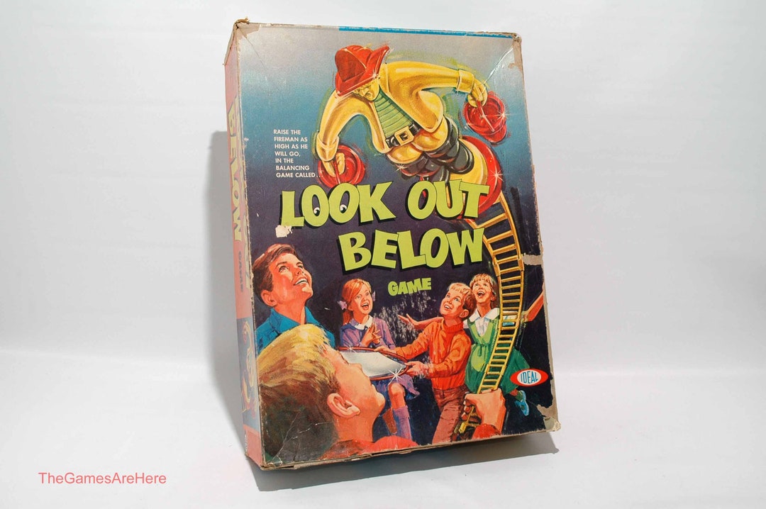 Look Out Below Game - Ideal 1968 COMPLETE W Heavy Box Wear - Etsy