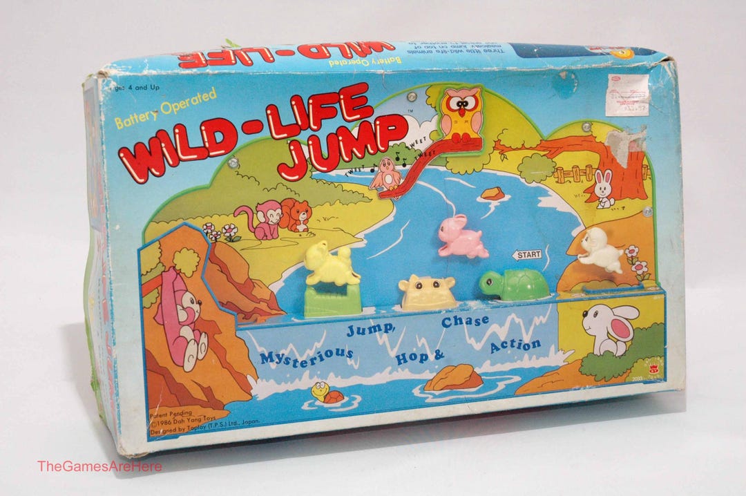 Wild-life Jump Toy - Dah Yang Toys 1986 COMPLETE Tested Good - Etsy