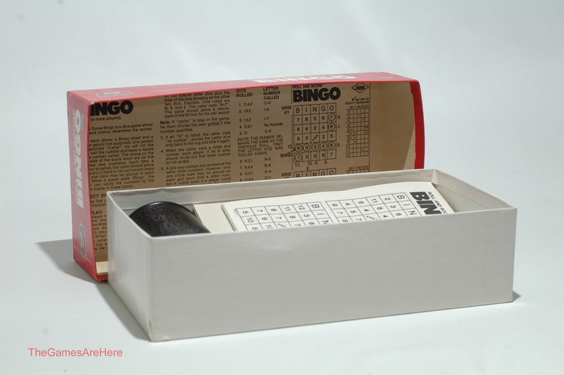 Roll and Score Bingo - Lowe 1975 COMPLETE - Etsy