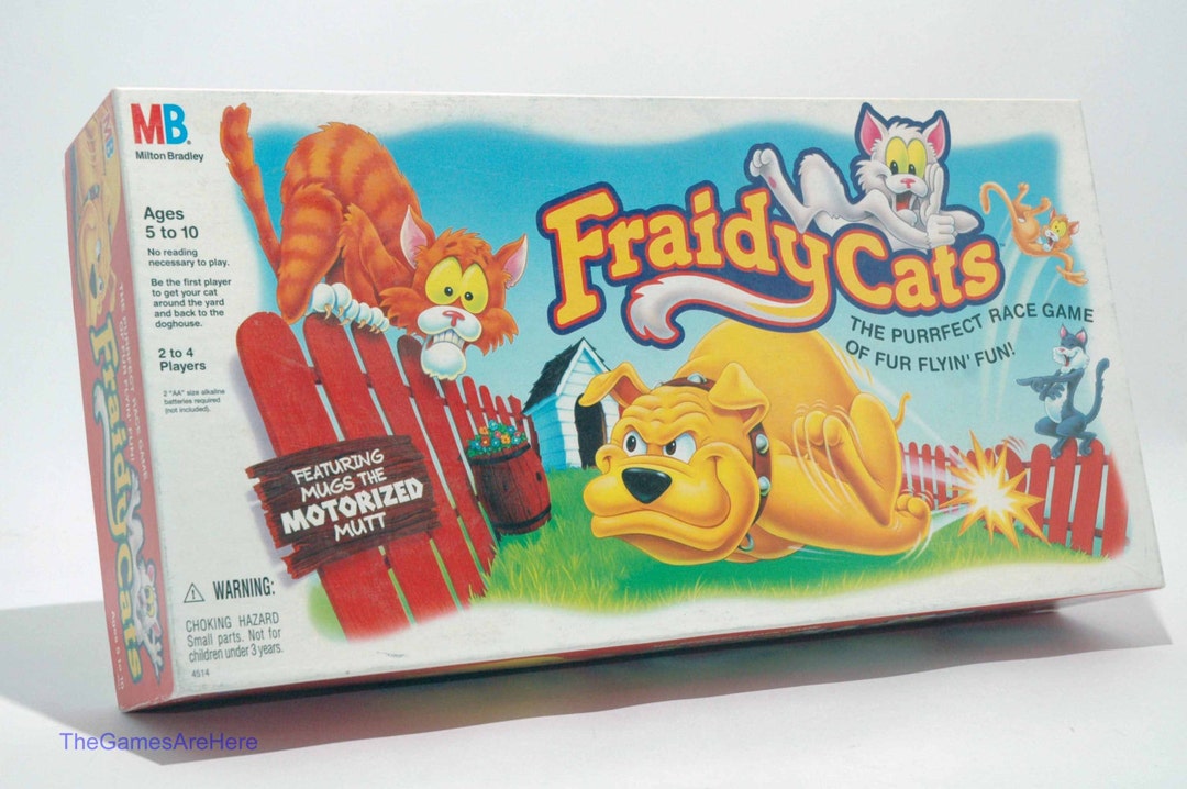 Fraidy Cats Game Milton Bradley 1994 COMPLETE read Description - Etsy
