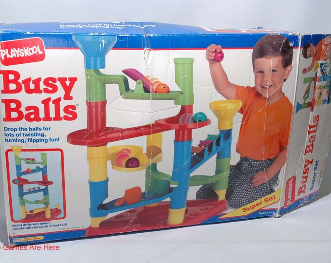 Busy Balls Super Set Toy From Playskool 1991 (read Description) - Etsy