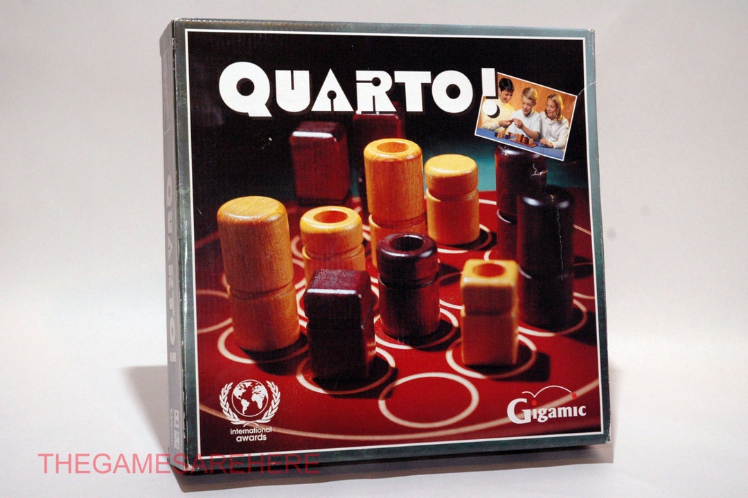 Quarto Wooden Strategy Game - Gigamic 1991 (read Description) - Etsy
