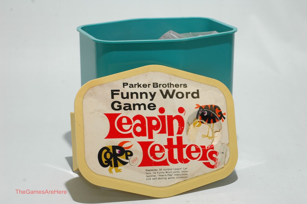 Leapin' Letters Game - Parker Brothers 1969 - Etsy