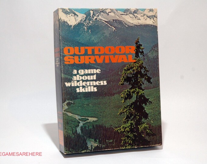 Outdoor Survival Game About Wilderness Skills - Avalon Hill 1972 ...