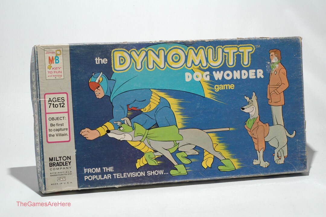Dynomutt Dog Wonder Game - Milton Bradley 1977 COMPLETE W Box Wear - Etsy