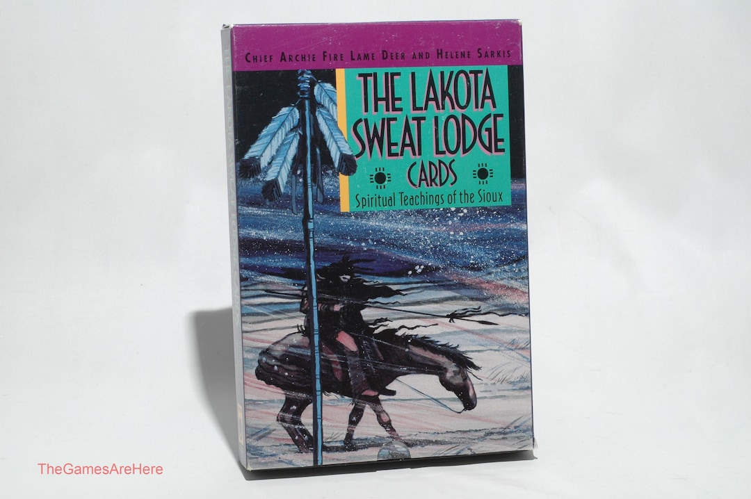 The Lakota Sweat Lodge Cards and Book - Destiny Books 1994 COMPLETE - Etsy