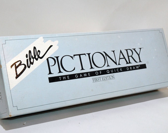 Bible Pictionary Game of Quick Draw First Edition 1987 read Description ...