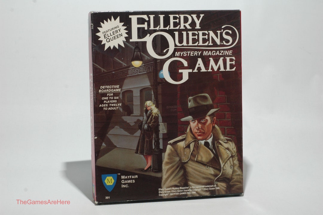 Ellery Queen's Mystery Magazine Game Mayfair 1986 COMPLETE - Etsy