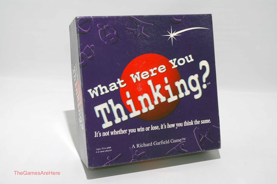 What Were You Thinking Game - Wizards of the Coast 1998 (read ...